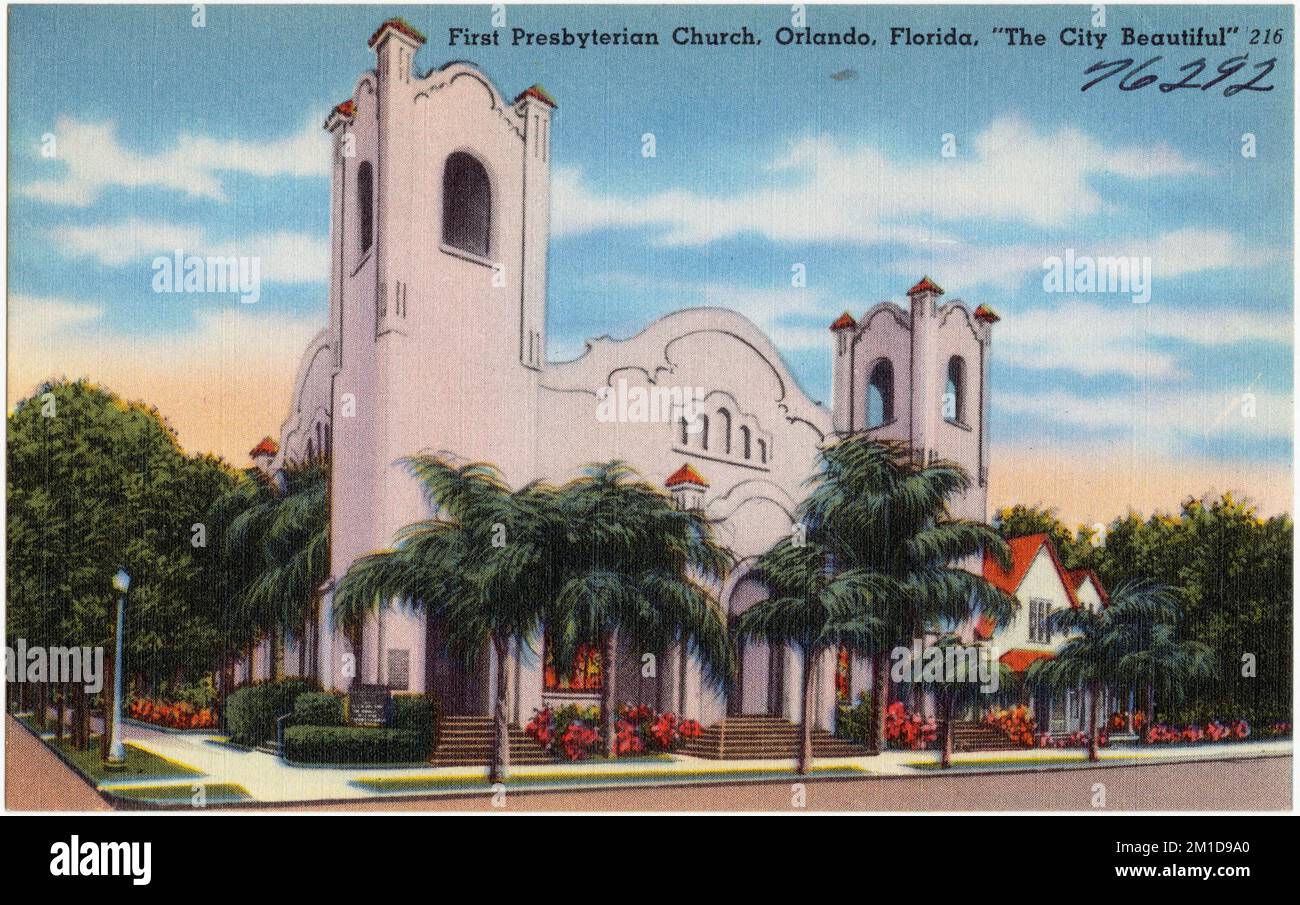 First Presbyterian Church, Orlando, Florida, 'the city beautiful ...