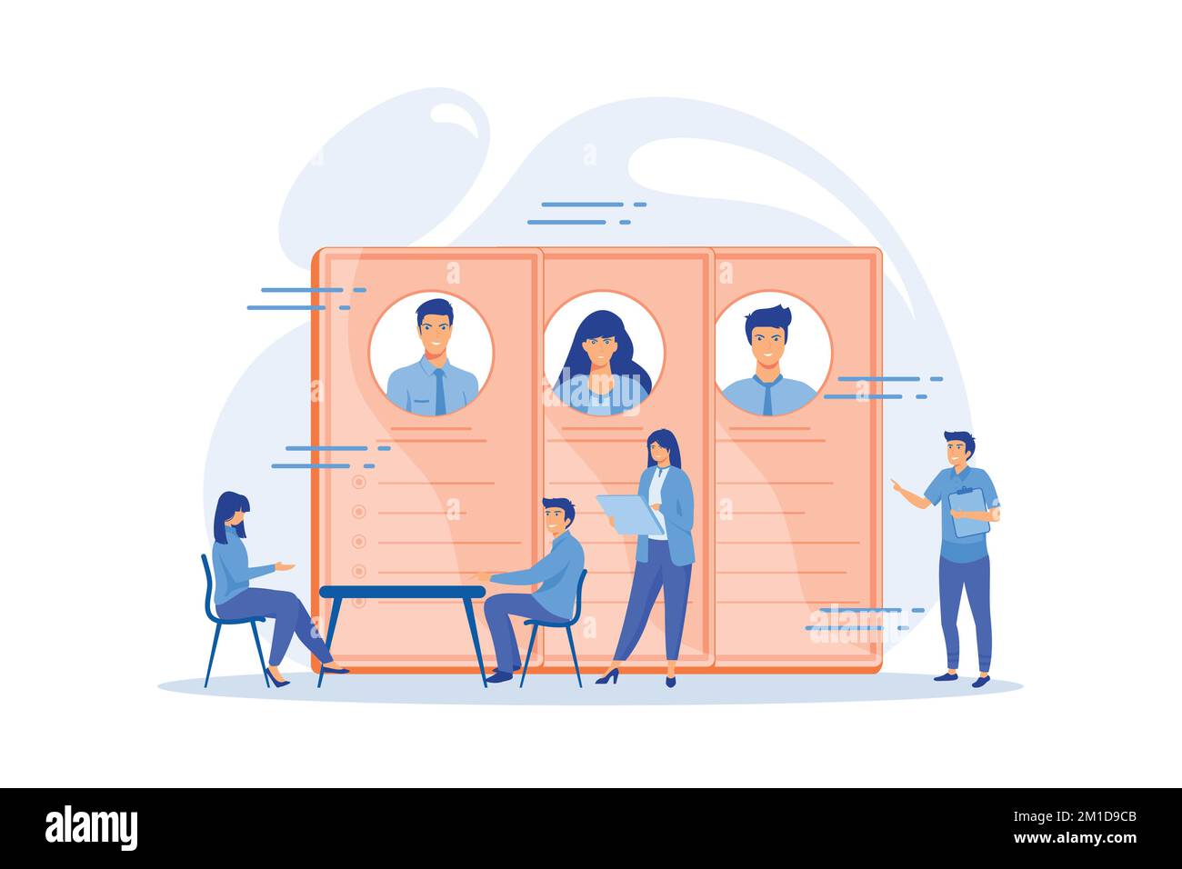 Employment process vector vectors hi-res stock photography and images ...