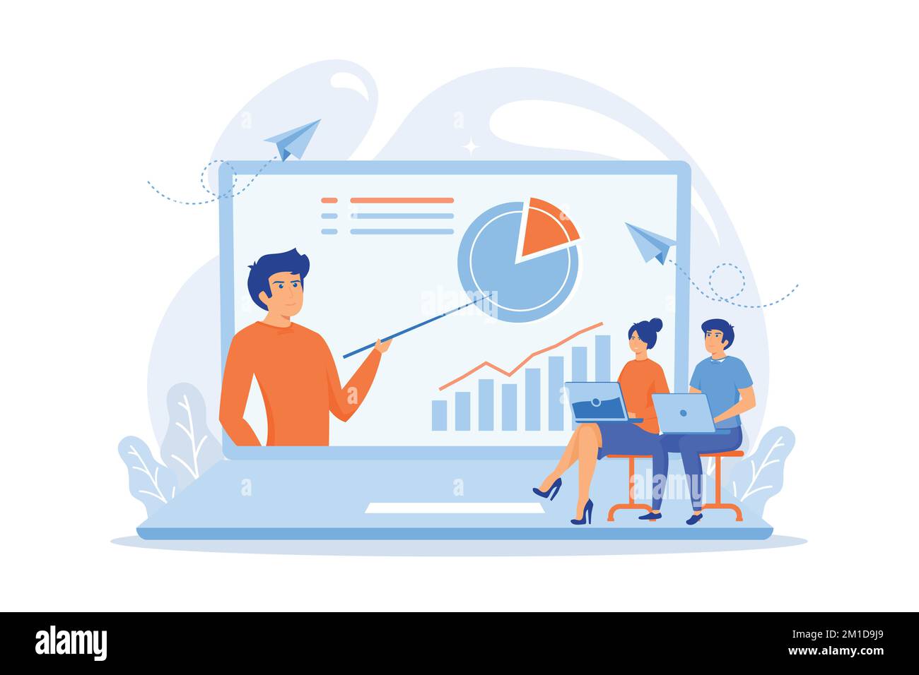 Blended learning Stock Vector Images - Alamy