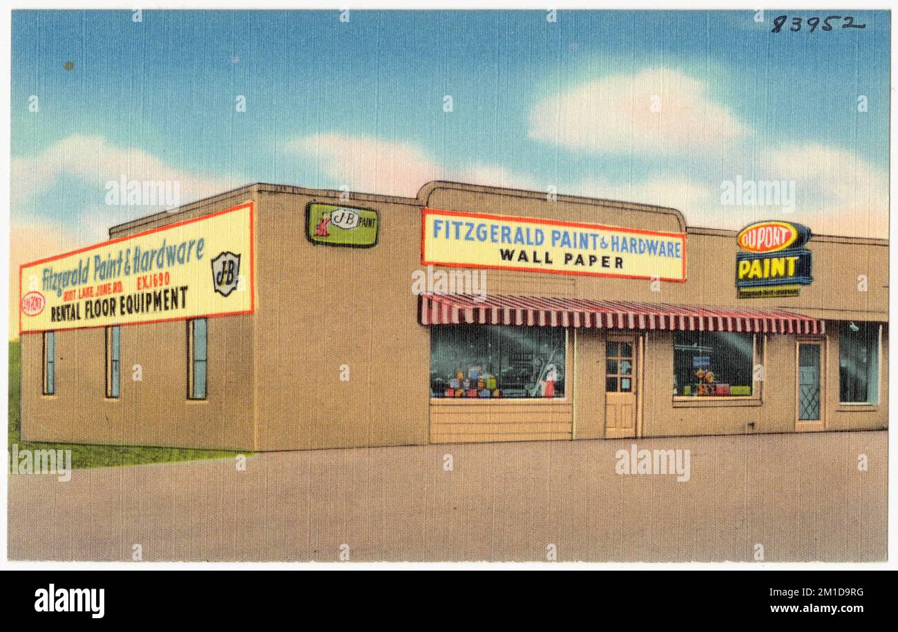 Fitzgerald Paint & Hardware , Commercial facilities, Tichnor Brothers ...