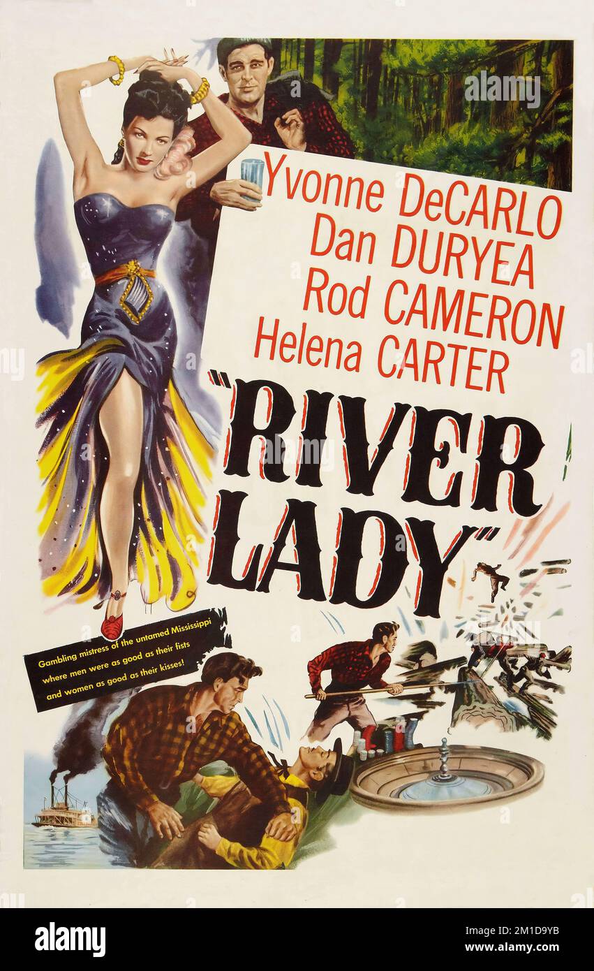 RIVER LADY (1948), directed by GEORGE SHERMAN. Credit: Universal ...