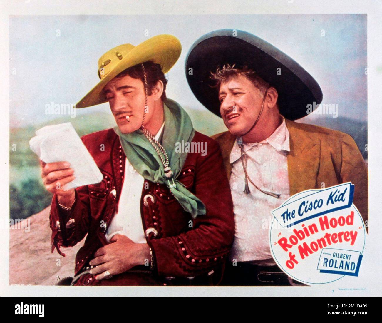 GILBERT ROLAND and CHRIS-PIN MARTIN in ROBIN HOOD OF MONTEREY (1947 ...