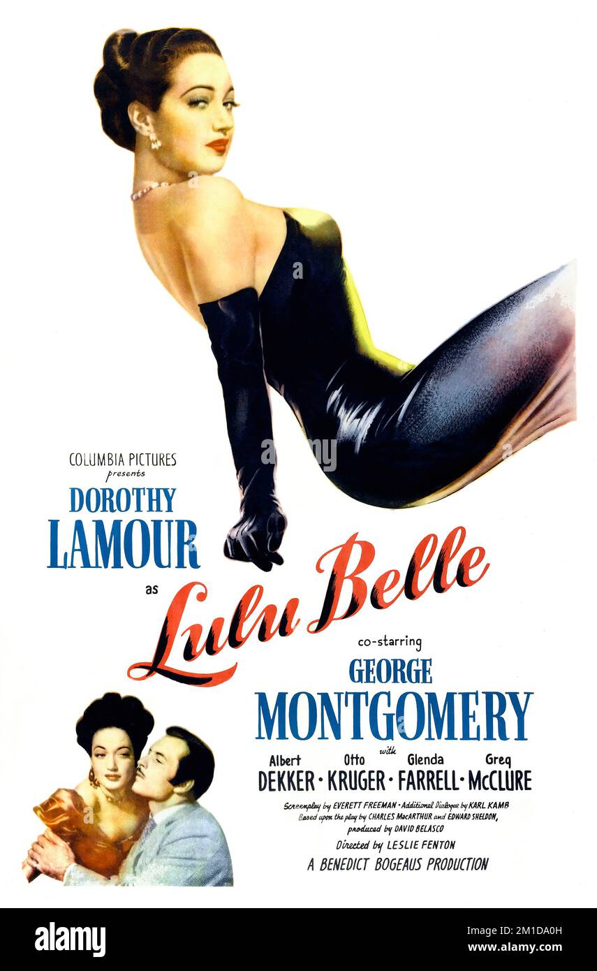 DOROTHY LAMOUR in LULU BELLE (1948), directed by LESLIE FENTON. Credit ...