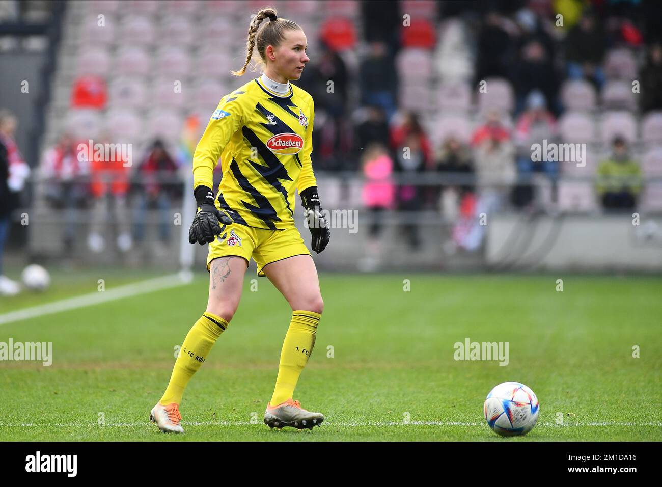 GERMANY, COLOGNE - DECEMBER 11, 2022: Jasmin Pal. The match of Women ...