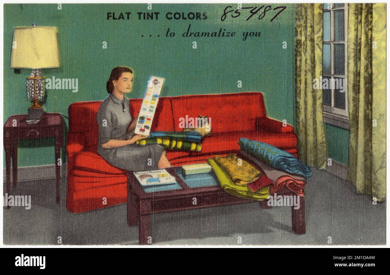 Flat tint colors... to dramatize you -- Odorless Six Star Flat-Tint ...