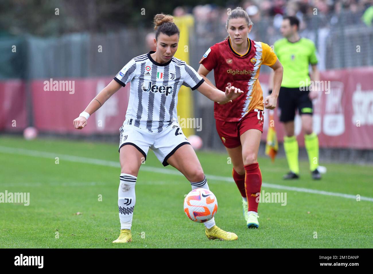 Roma, Lazio. 11th Dec, 2022. Arianna Caruso of Juventus, Emilie Haavi ...