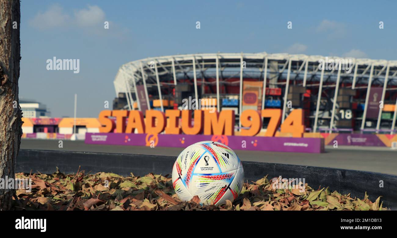 OFICIAL ADIDAS FIFA WORLD CUP 2022 FOOTBALL AL RIHLA REPLICA IN DOHA ...