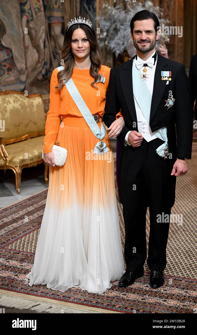 Princess Sofia and Prince Carl Philip attend the King's dinner for the ...