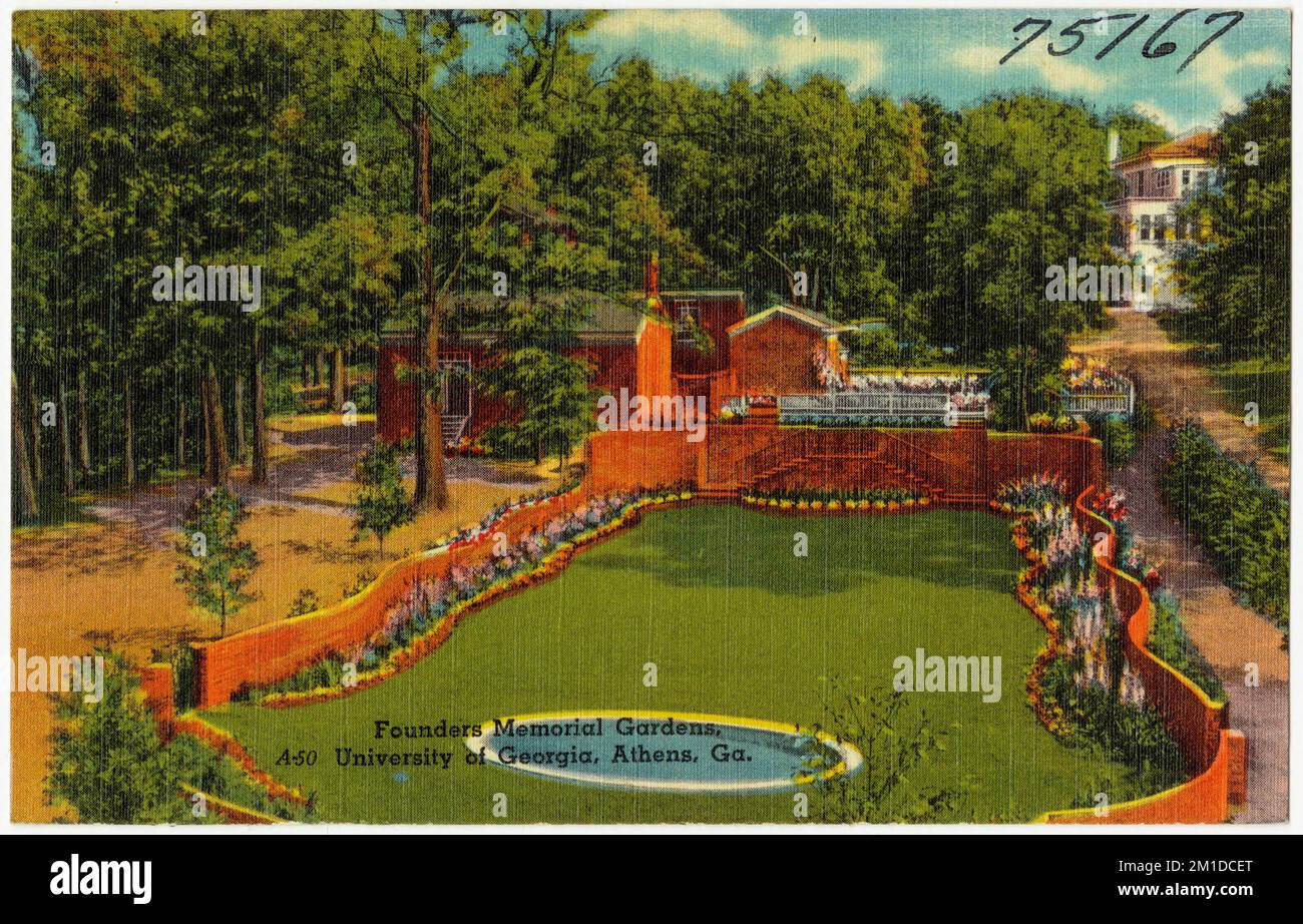 Founders of Memorial Garden, University of Georgia, Athens, Ga ...