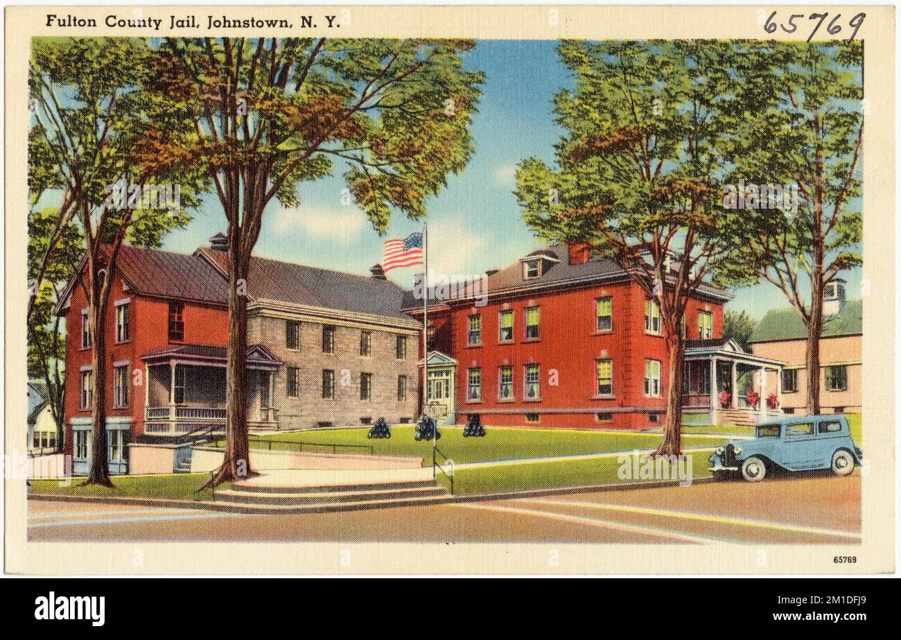 Fulton County Jail, Johnstown, N. Y. , Government facilities, Tichnor ...