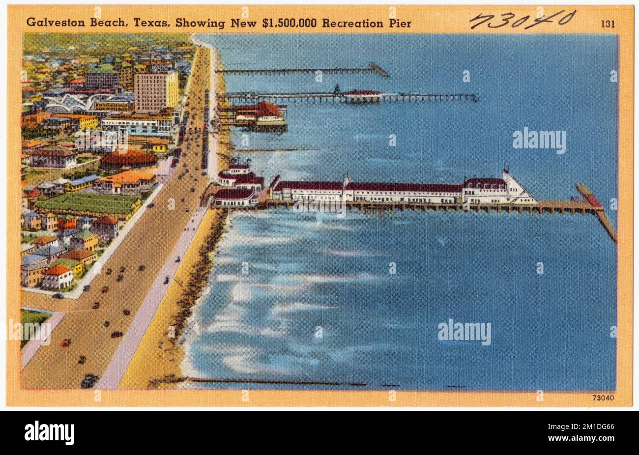 Galveston Beach, Texas, showing new $1,500,000 recreation pier , Piers ...