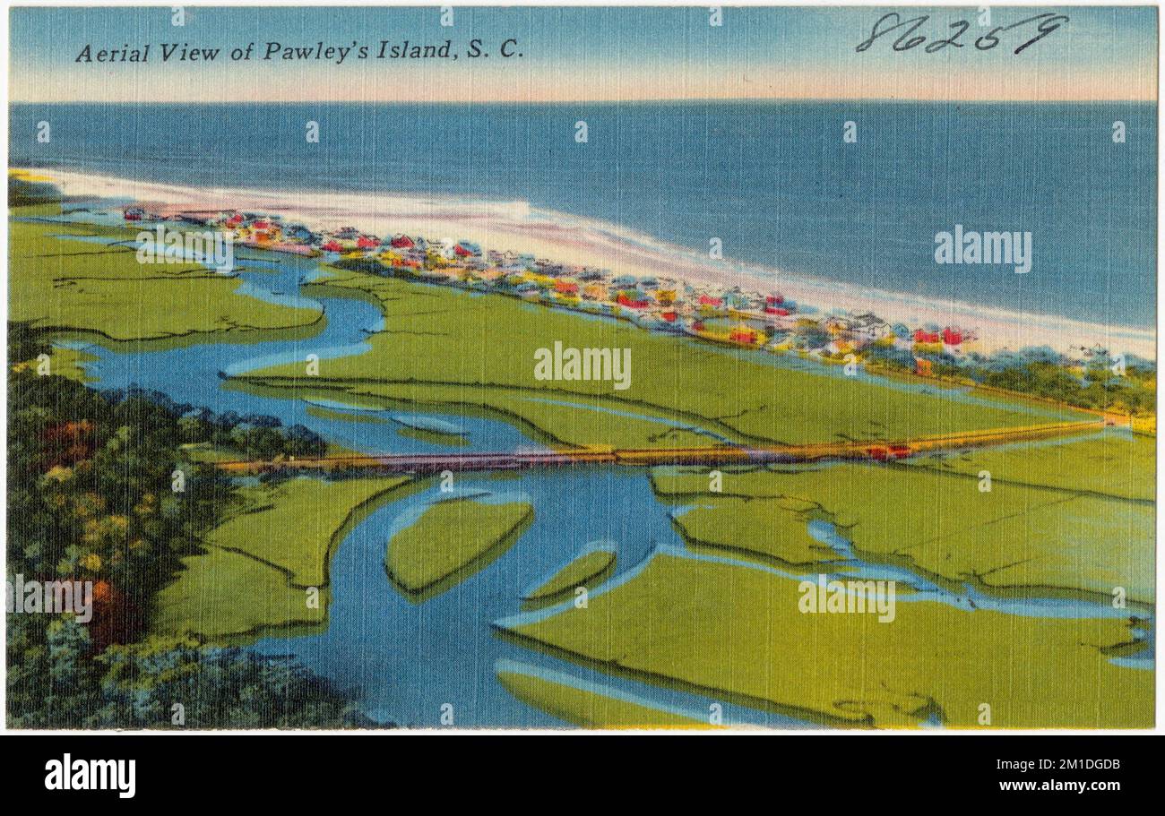 Garden City Beach & pier, Garden City, S. C. , Beaches, Tichnor ... Garden City Beach & pier, Garden City, S. C. , Beaches, Tichnor ...