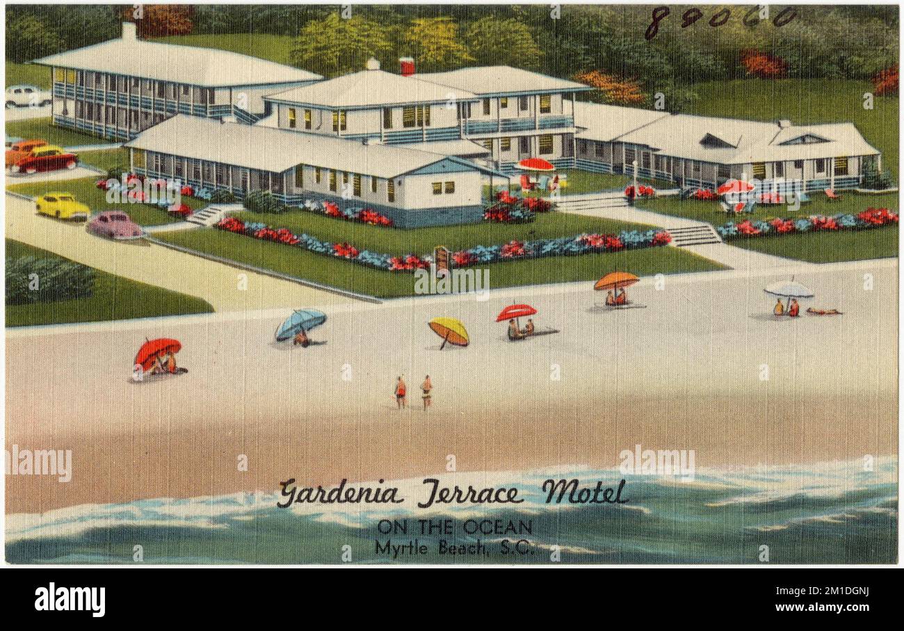 Gardenia Terrace Motel, on the ocean, Myrtle Beach, S. C. , Motels ...