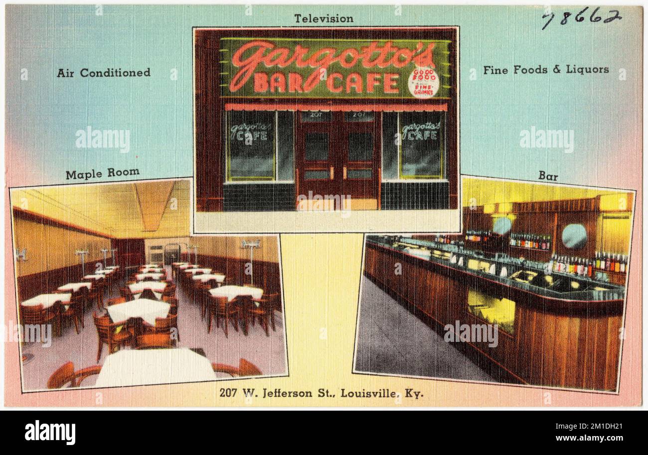 Gargotto's Cafe & Bar, 207 W. Jefferson St., Louisville, Ky ...
