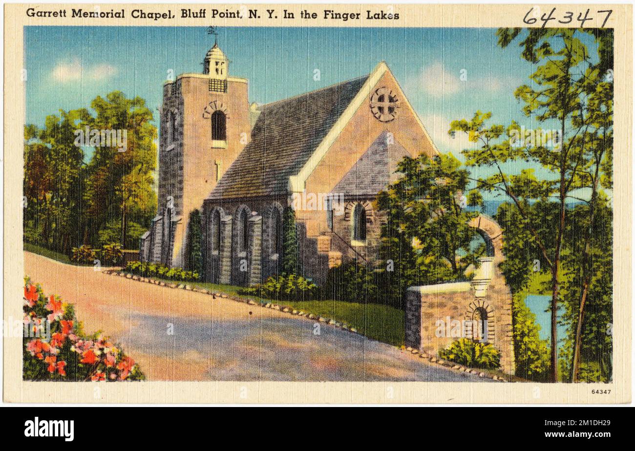 Garrett Memorial Chapel, Bluff Point, N. Y. in the Finger Lakes ...
