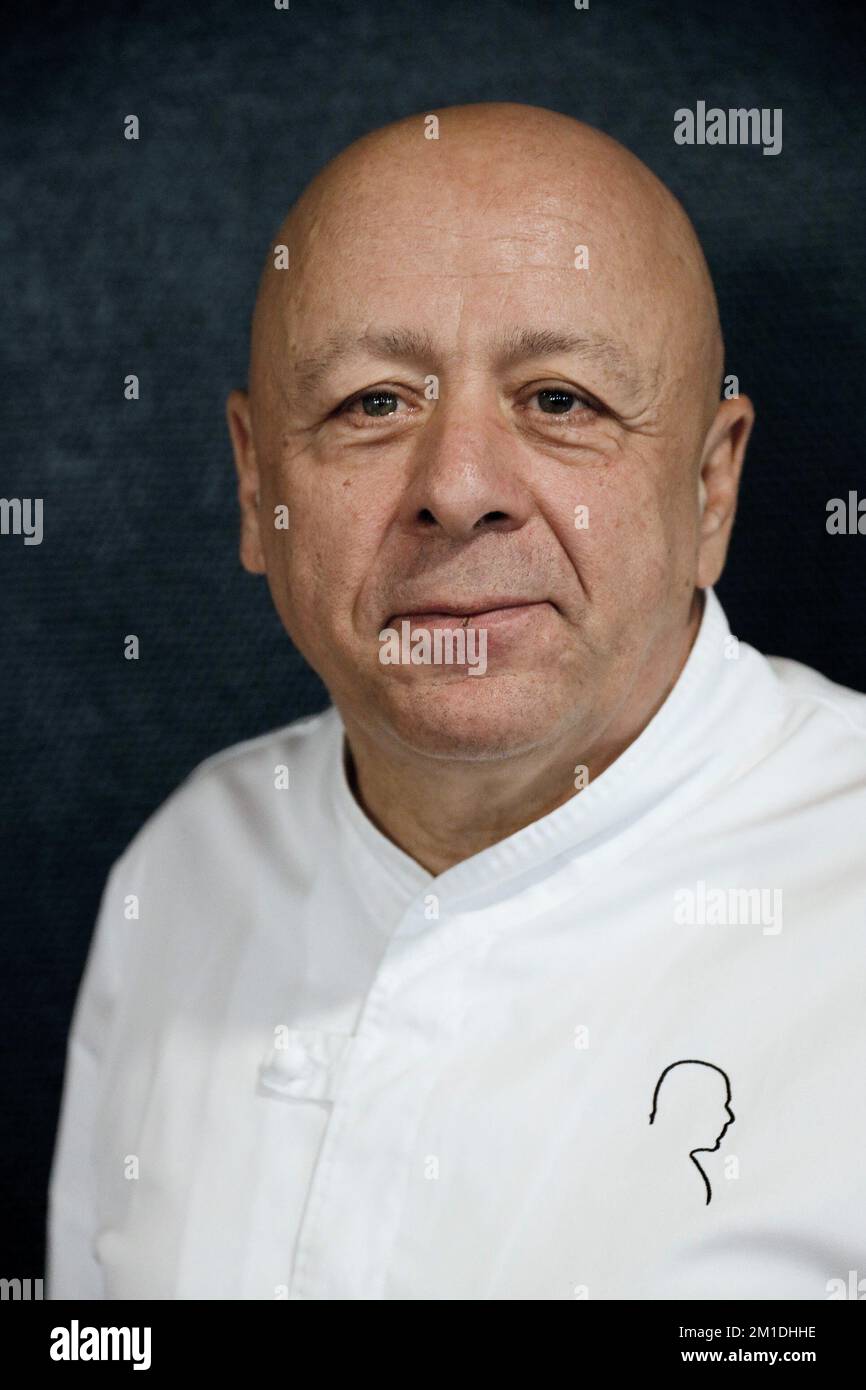 Chef Thierry Marx posing in Paris, France on December 9, 2022, during a ...