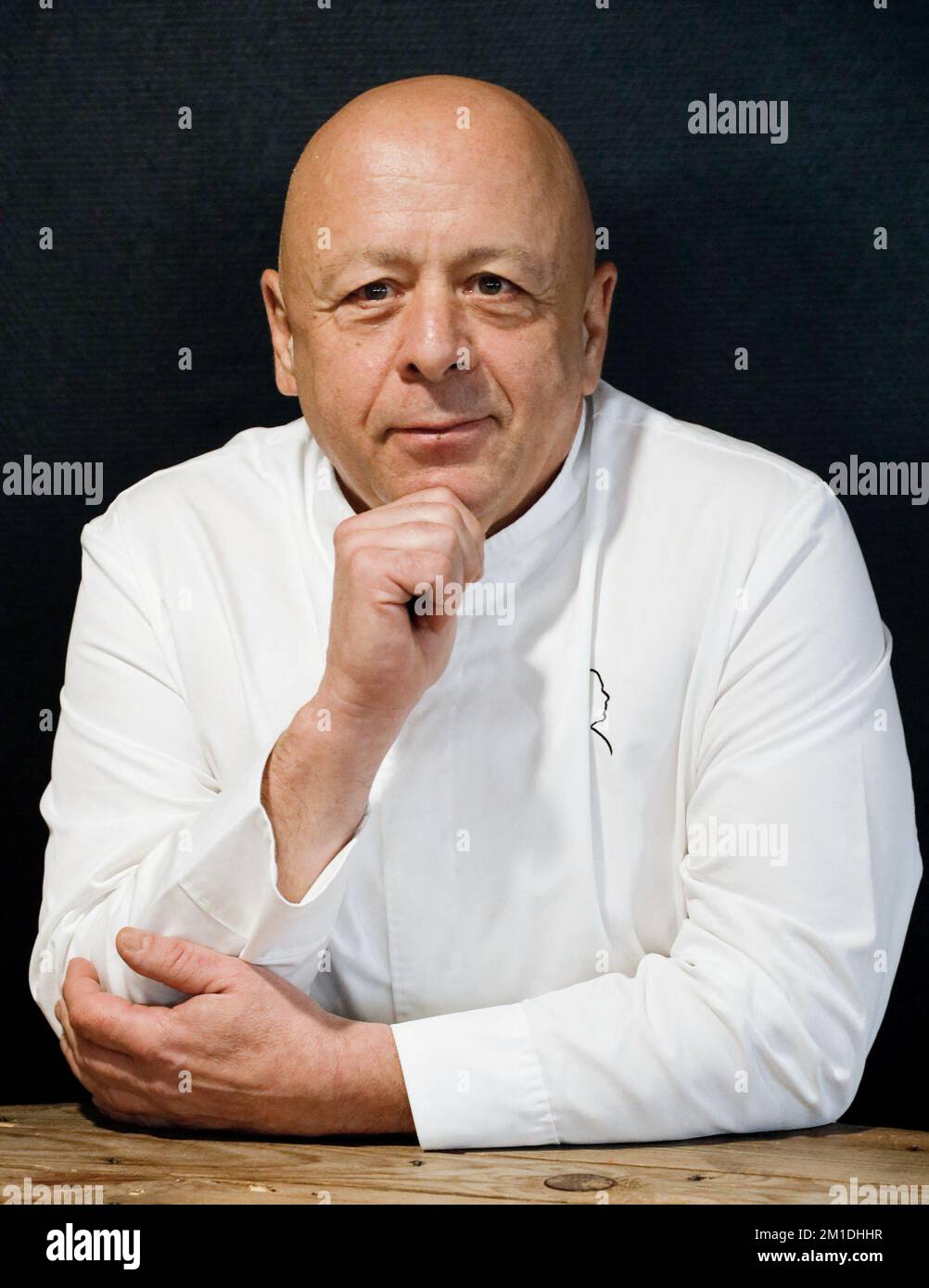 Chef Thierry Marx posing in Paris, France on December 9, 2022, during a ...