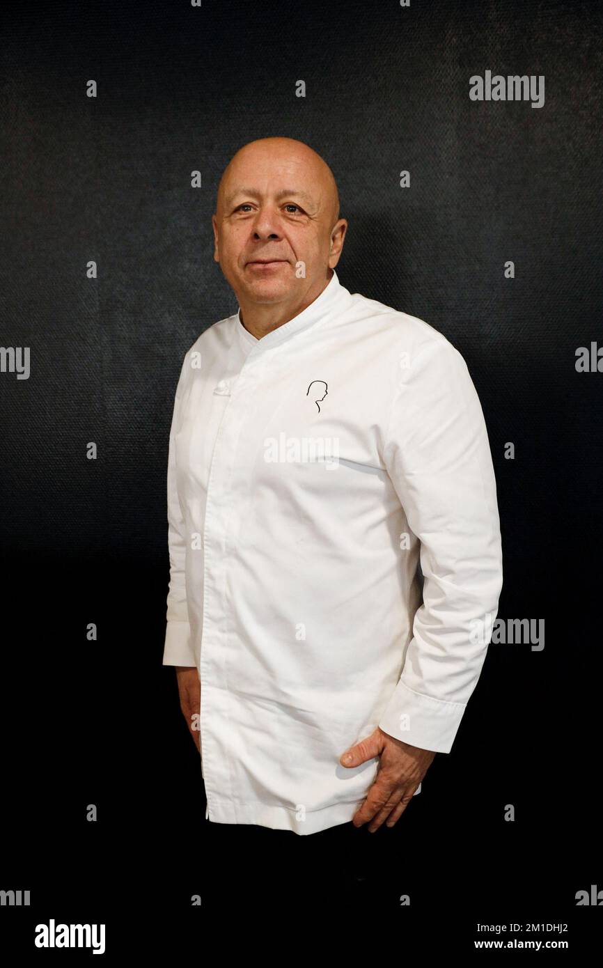 Chef Thierry Marx posing in Paris, France on December 9, 2022, during a ...
