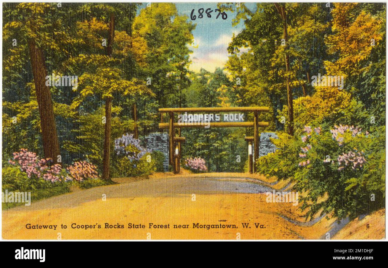 Gateway to Cooper's Rocks State Forest near Morgantown, W. Va. , Parks ...