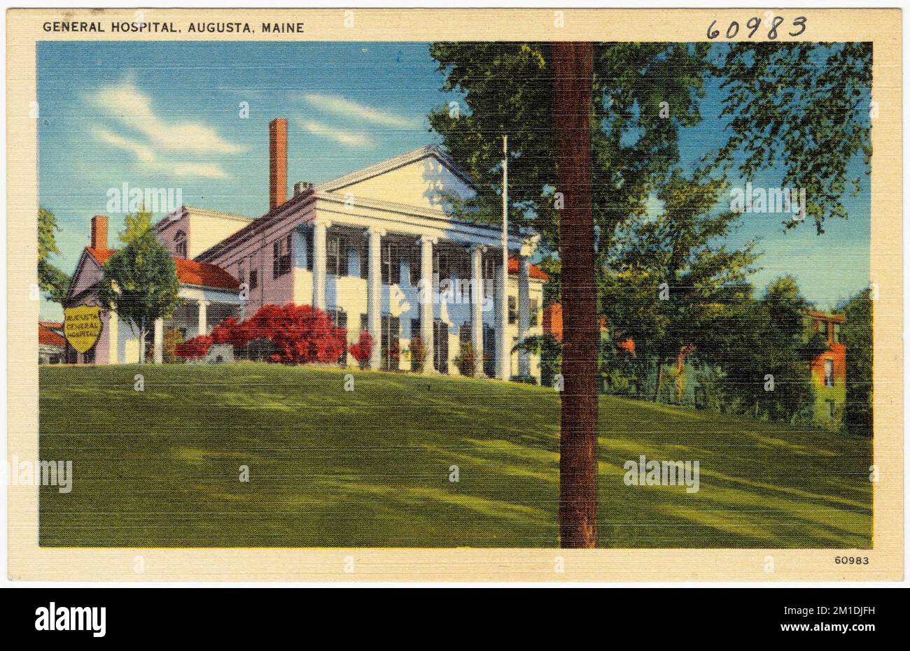 General Hospital, Augusta, Maine , Hospitals, Tichnor Brothers ...