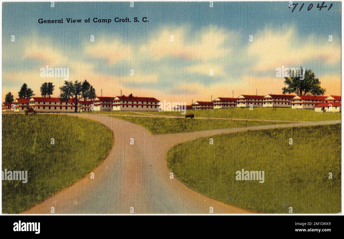 General view of Camp Croft, S. C. , Military facilities, Tichnor ...