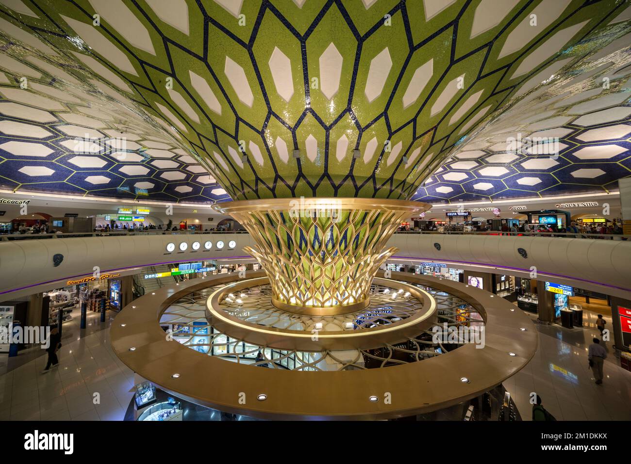 Inside the old Abu Dhabi International Airport Stock Photo - Alamy