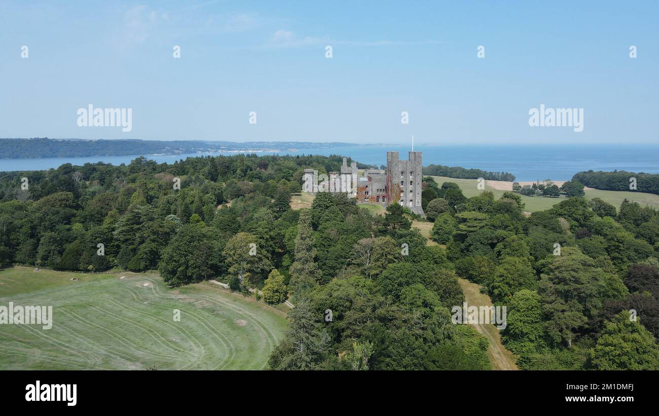 Belvoir castle aerial hi-res stock photography and images - Alamy