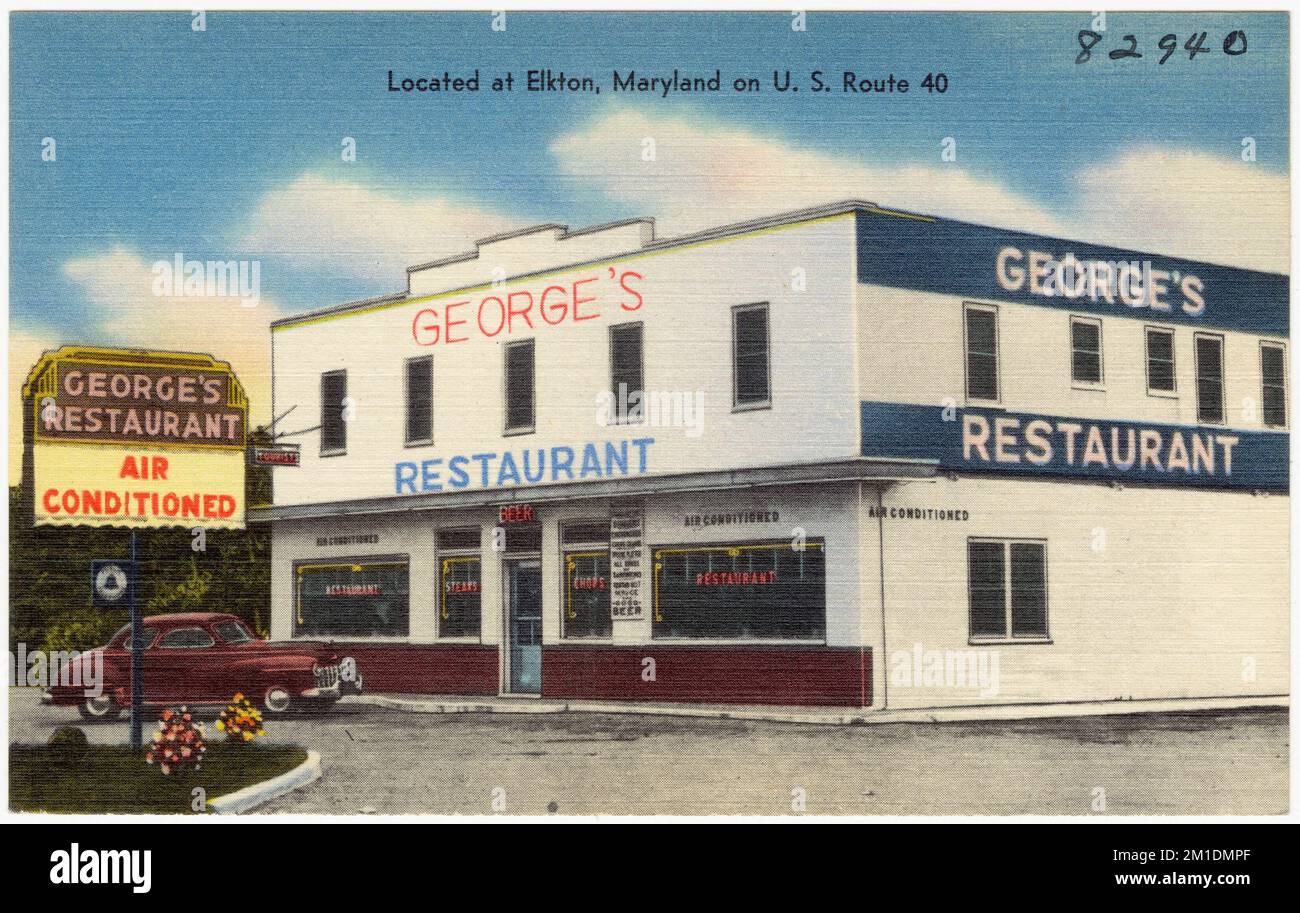 George's Restaurant, located at Elkton, Maryland on U. S. Route 40 ...
