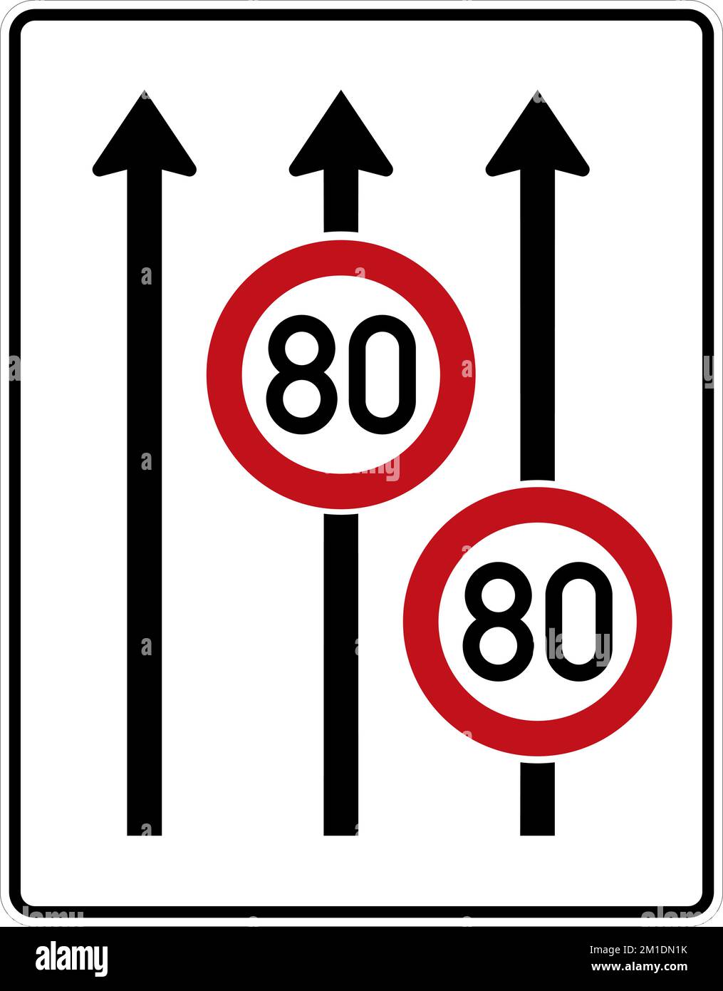 This sign indicates the end of a lanelanes. All the traffic in this ...