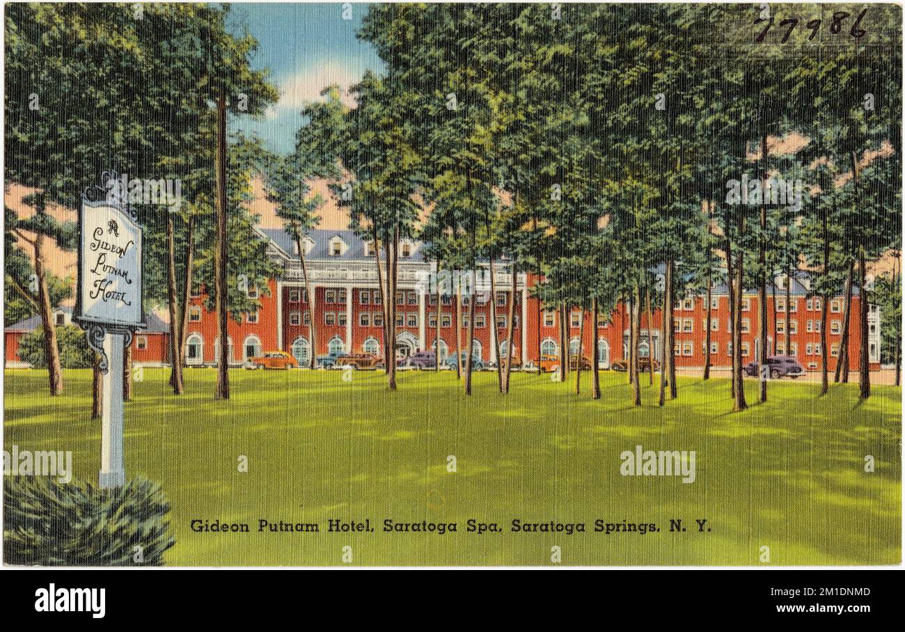 Gideon Putnam Hotel, Saratoga Spa, Saratoga Springs, N. Y. , Hotels ...
