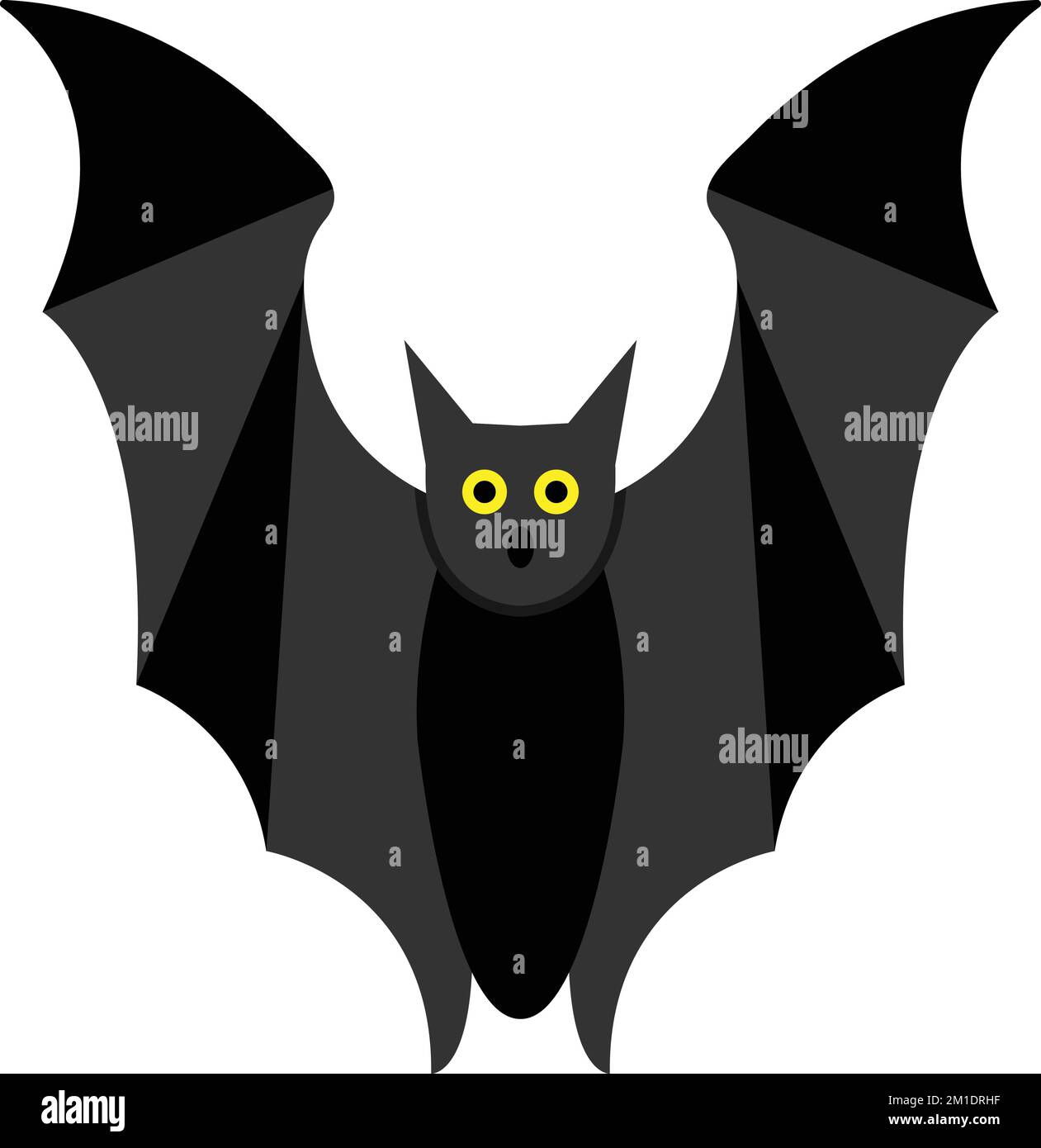 A vector of bat isolated in white background Stock Vector Image & Art ...