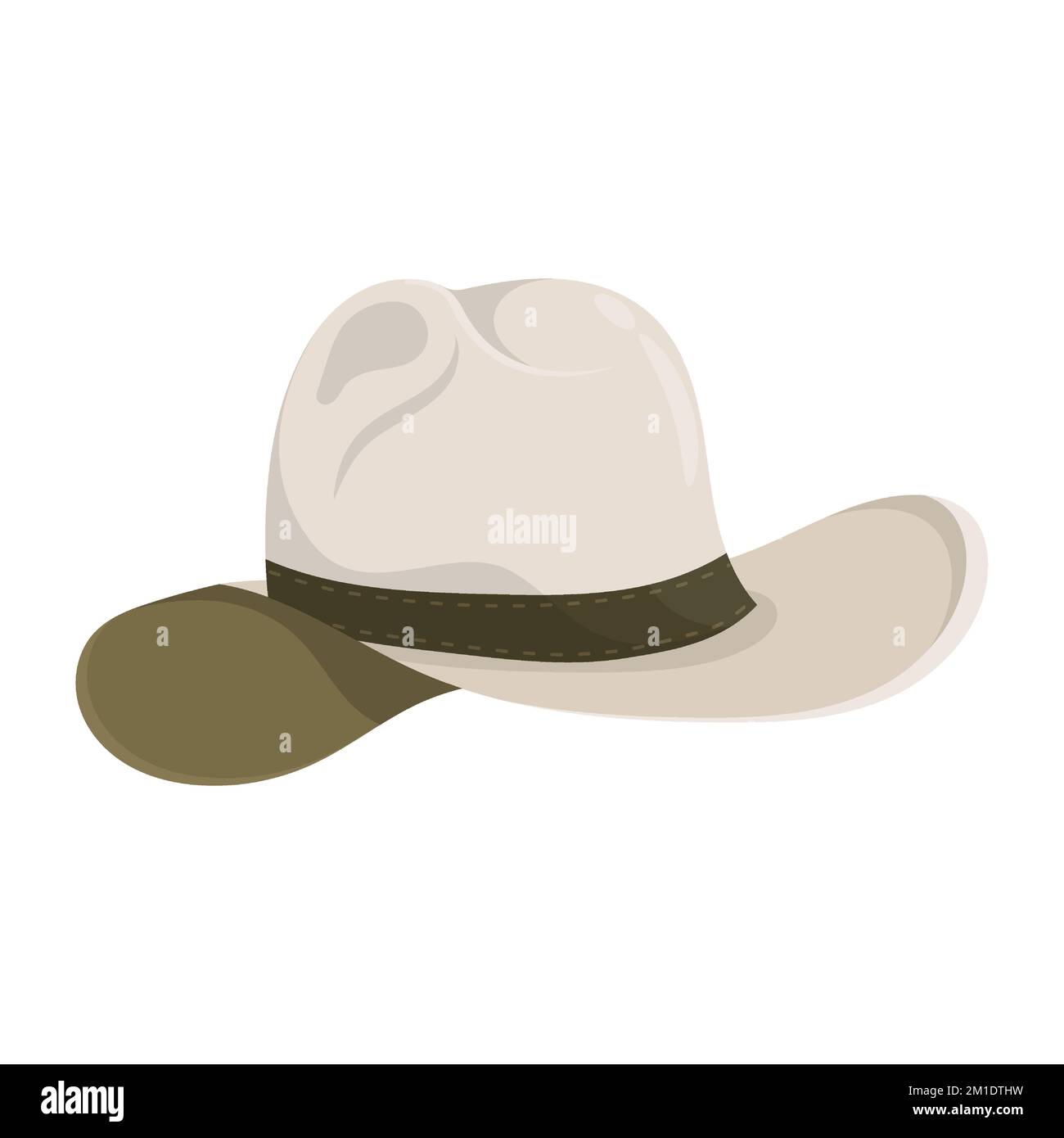 Folded brim Stock Vector Images - Alamy