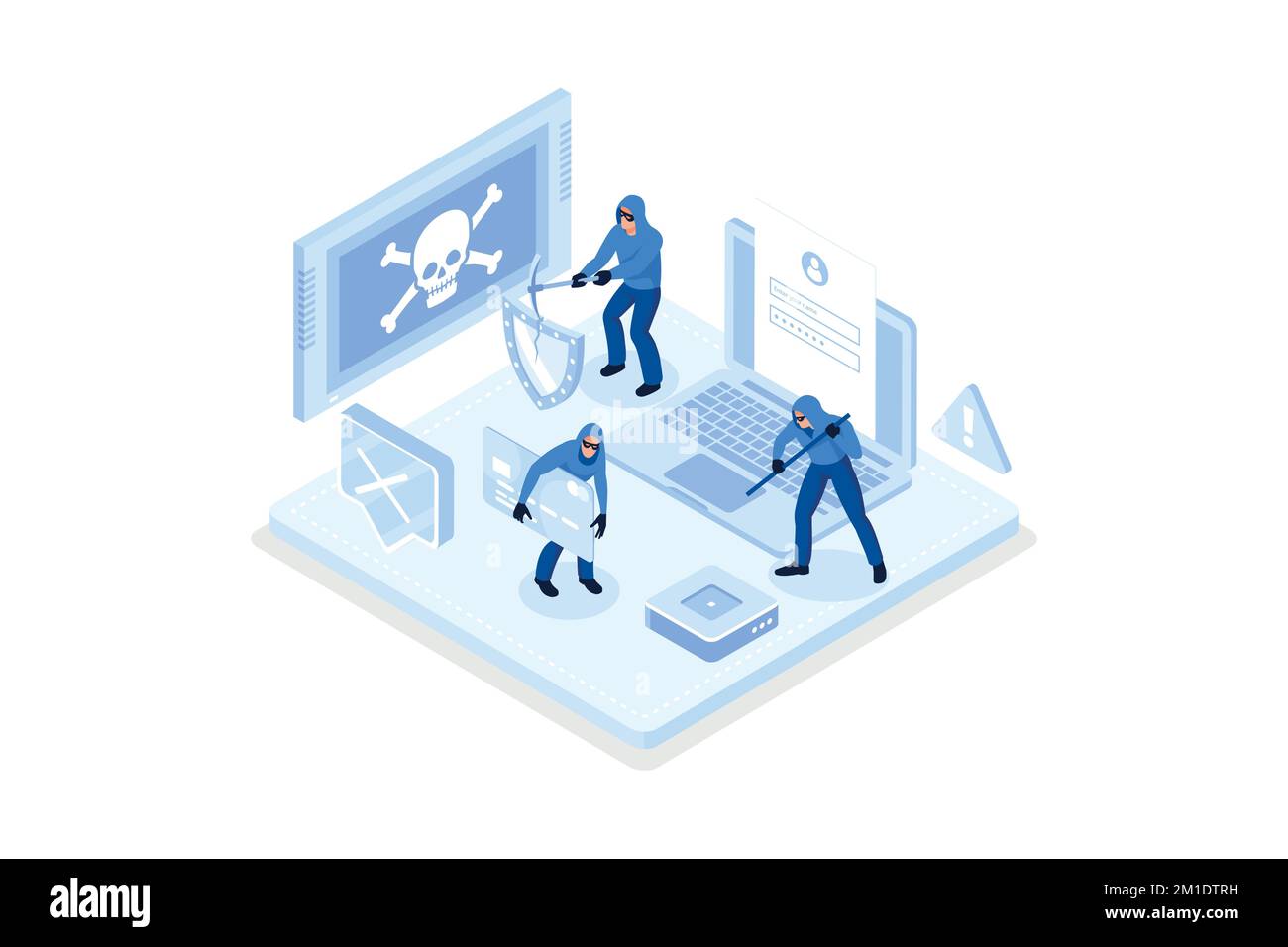 Personal information theft Stock Vector Images - Alamy