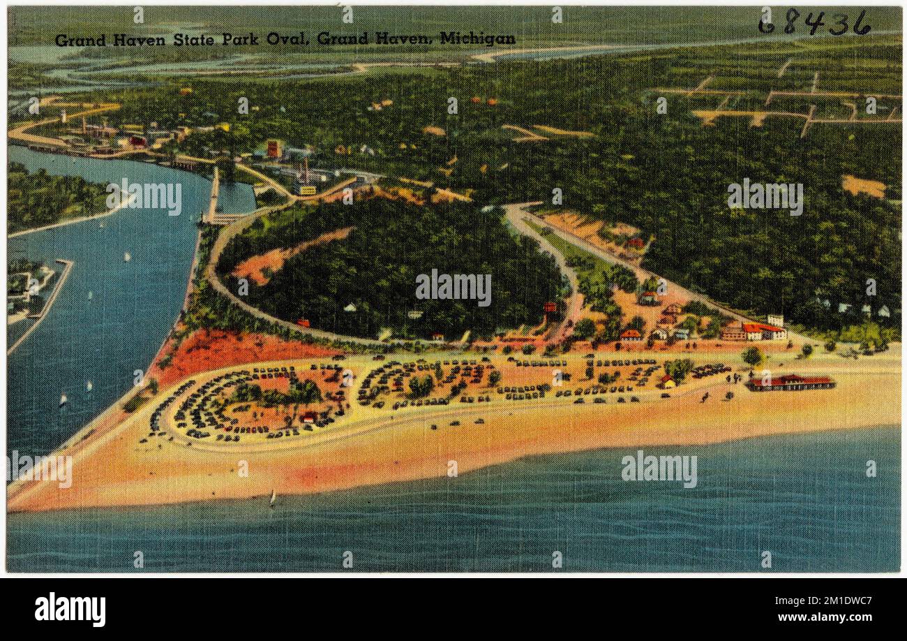 Grand Haven State Park oval, Grand Haven, Michigan , Beaches, Parks, Lakes & ponds, Tichnor ...