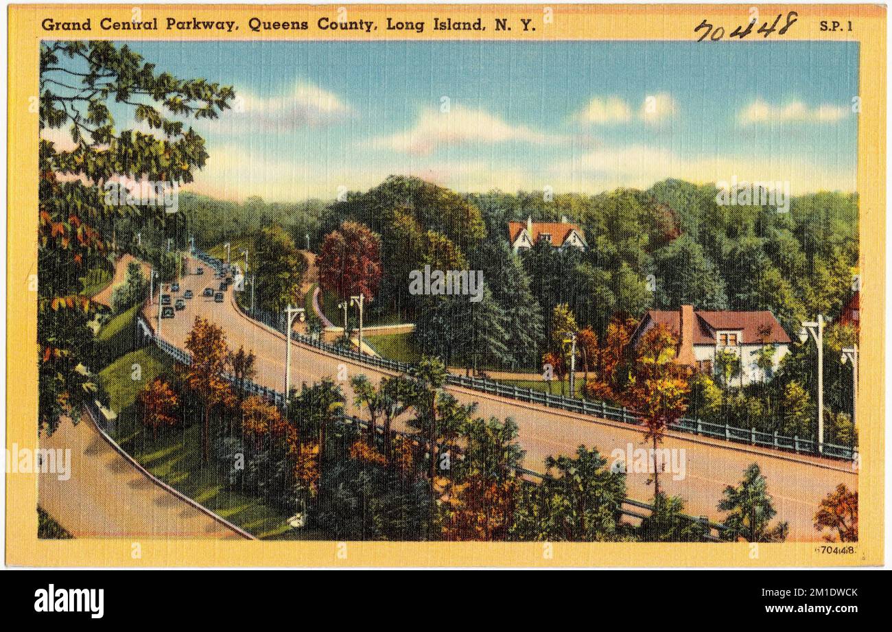 Grand Central Parkway, Queens County, Long Island, N. Y. , Roads ...