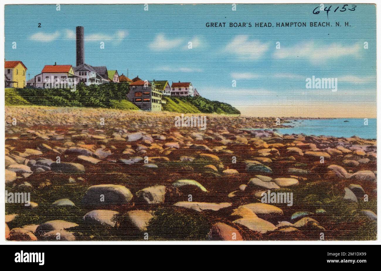 Great Boar's Head, Hampton Beach, N.H. , Beaches, Tichnor Brothers ...