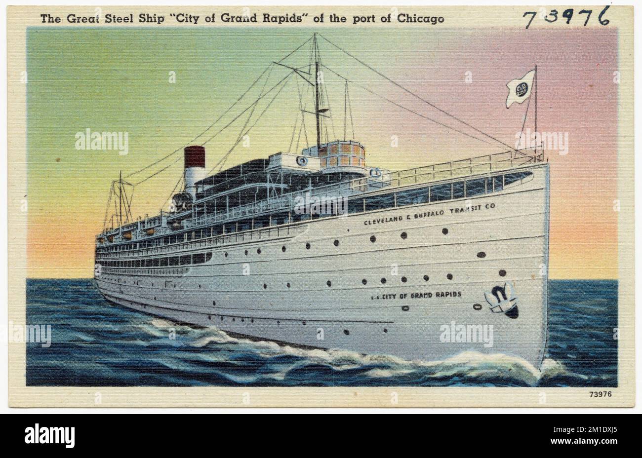 The great steel ship, 'City of Grand Rapids,' of the port of Chicago ...