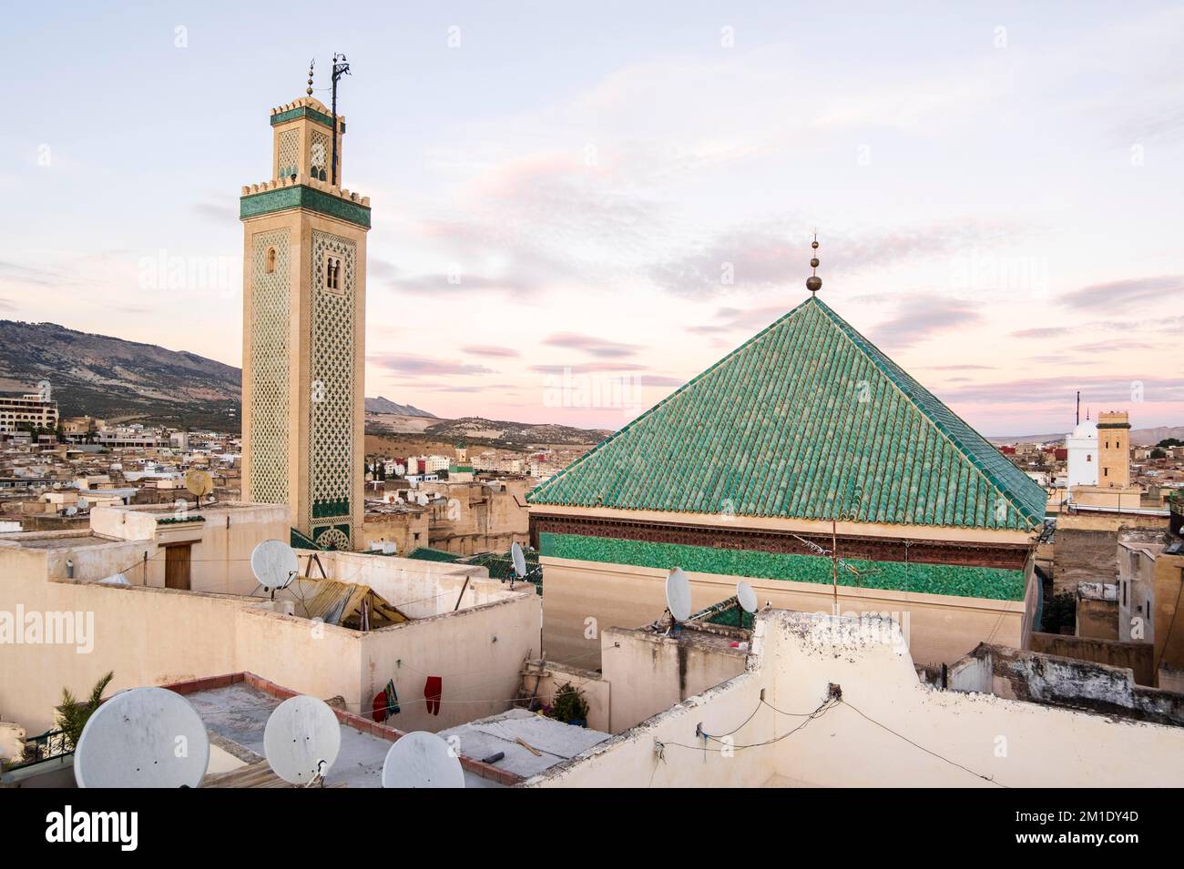 Famous al-Qarawiyyin mosque and University in heart of historic ...