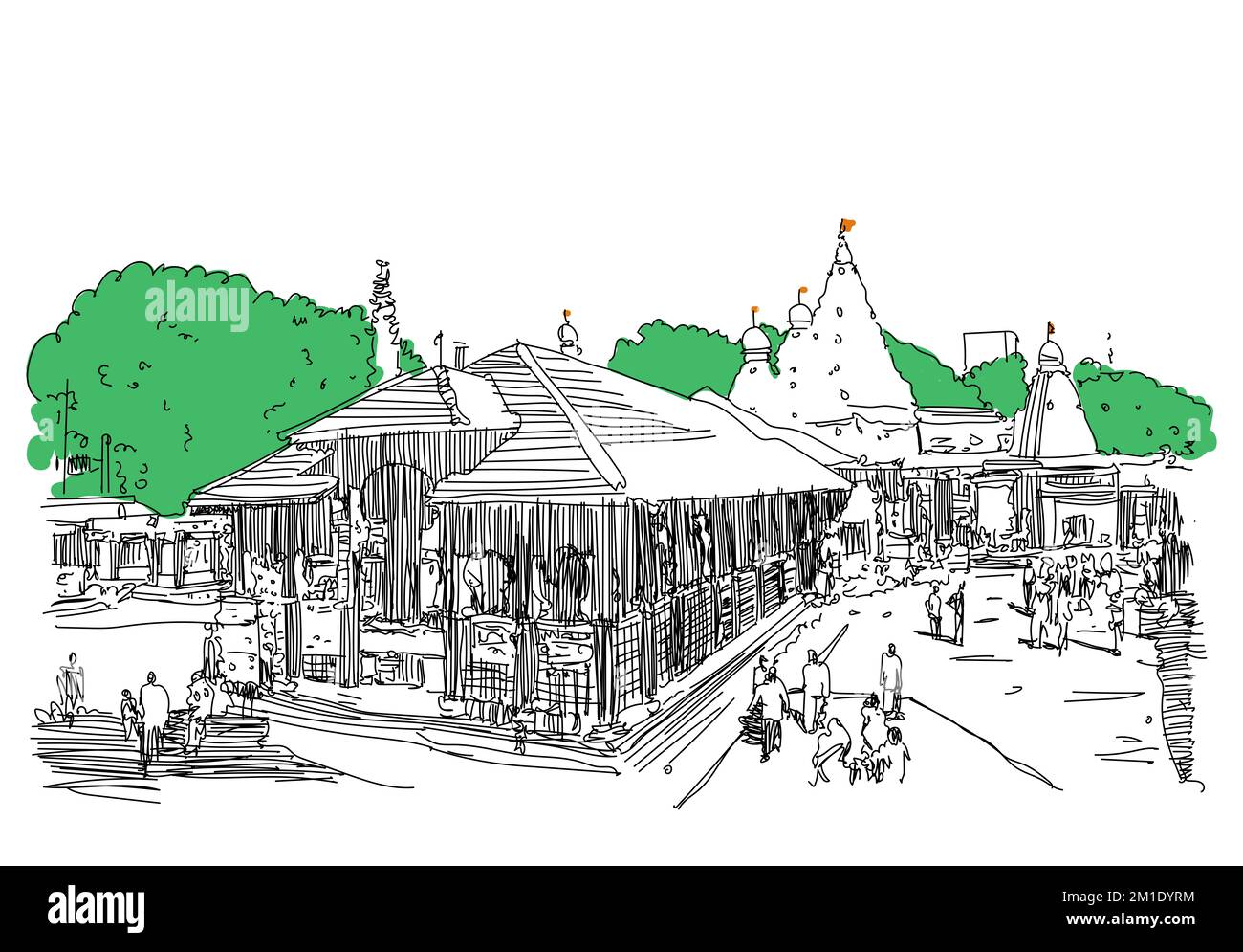 Goddess ambabai Cut Out Stock Images & Pictures - Alamy