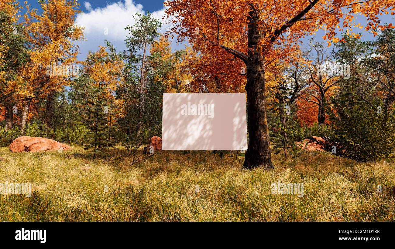 3D Render Background to ecology and sustainable development ...