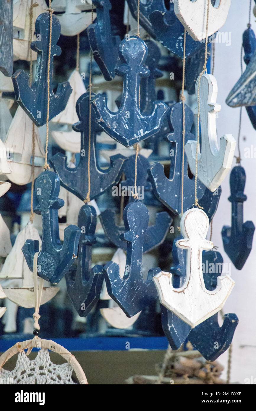 Tiny model anchor for decorative purposes Stock Photo - Alamy