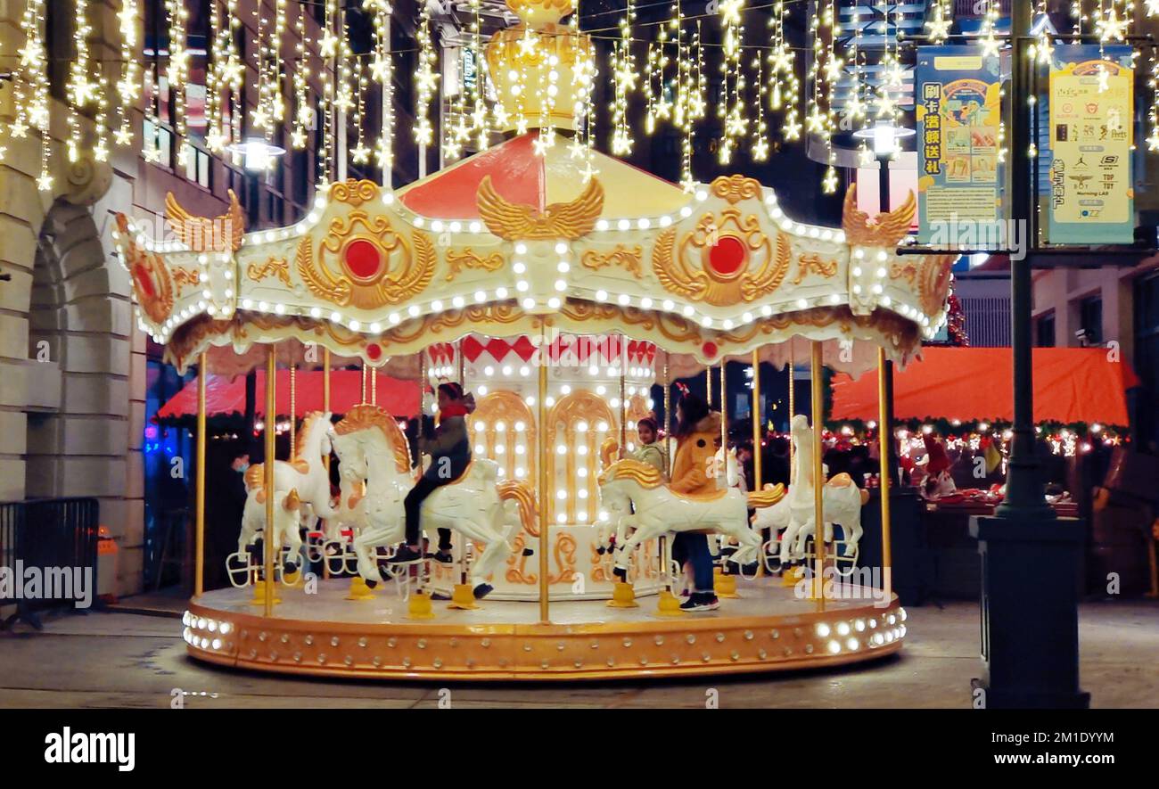 SHANGHAI, CHINA - DECEMBER 10, 2022 - A large number of people attend ...
