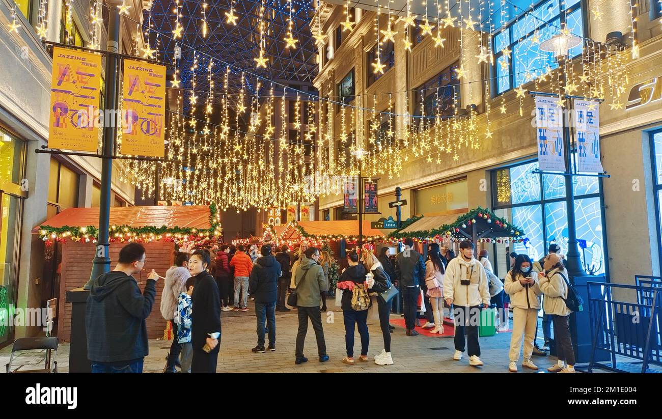 SHANGHAI, CHINA - DECEMBER 10, 2022 - A large number of people attend ...
