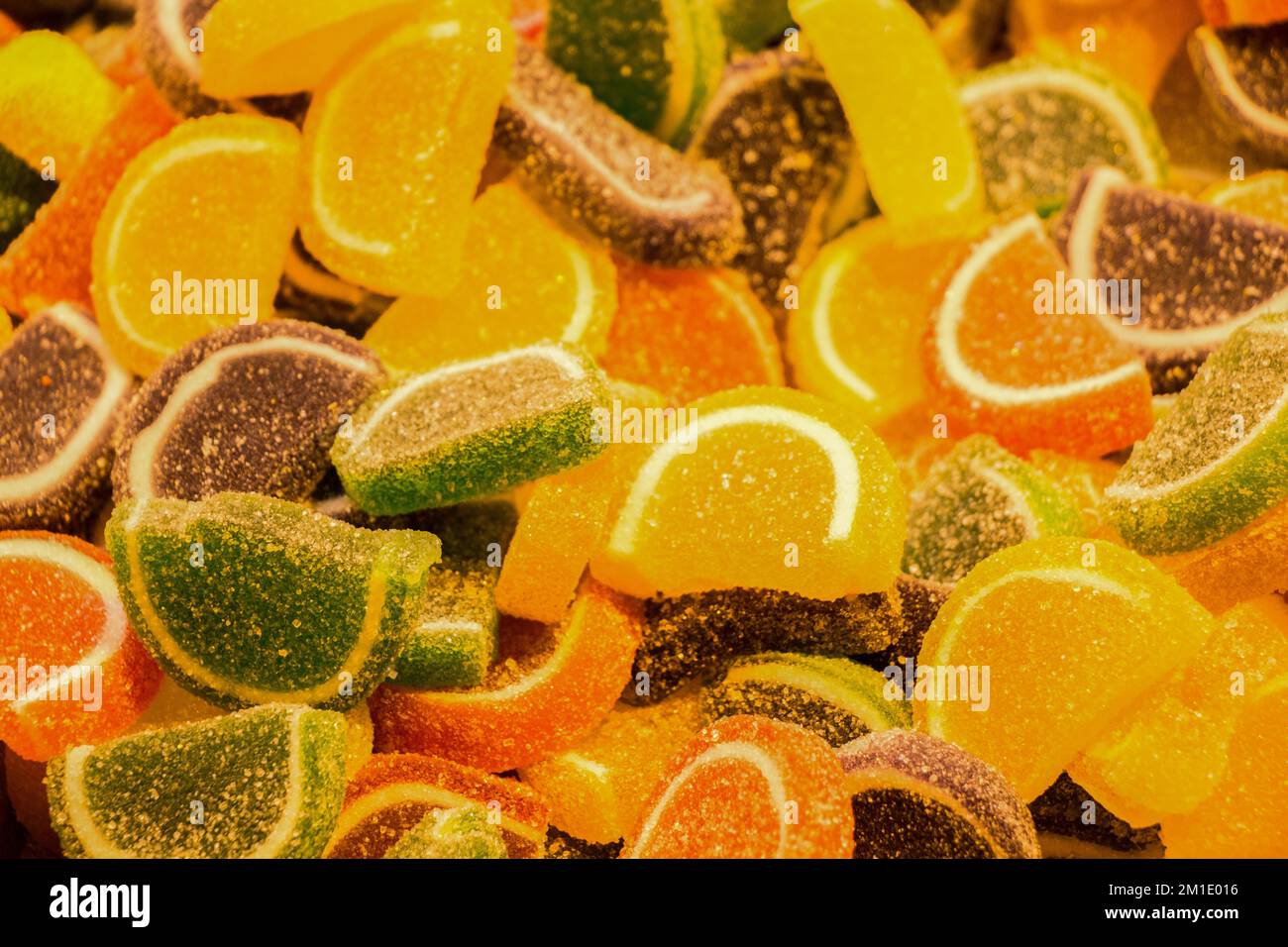 Lemon shaperd delicious candy and sweets for kids Stock Photo - Alamy