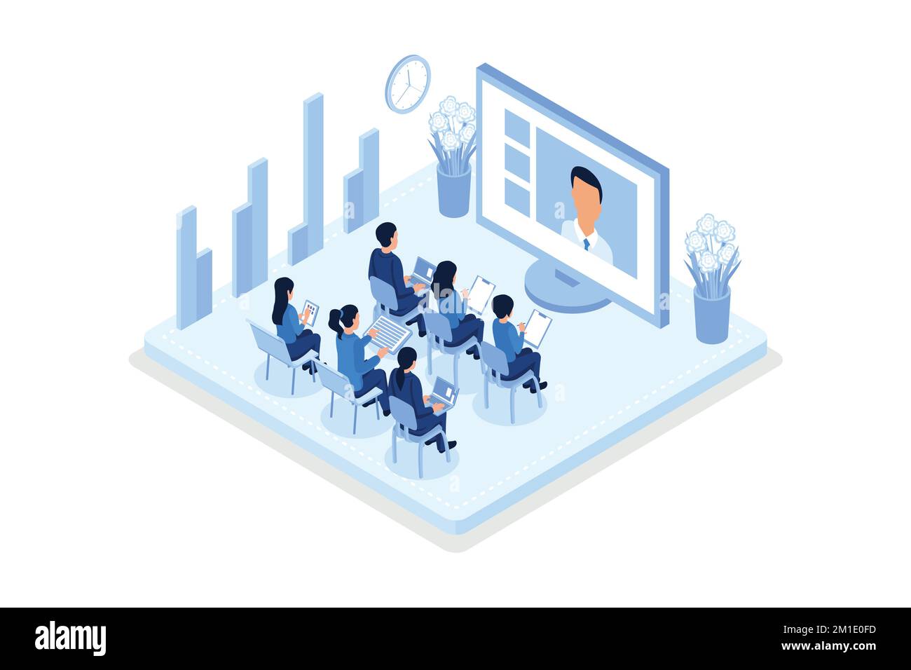 Business training or courses concept. Can use for web banner ...