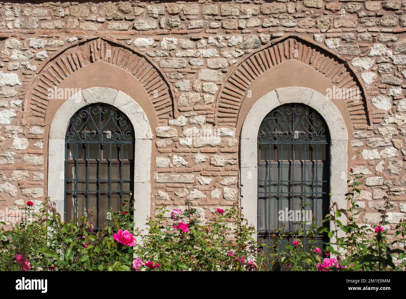 Old window Architecture from the Ottoman times In Istanbul Stock Photo ...