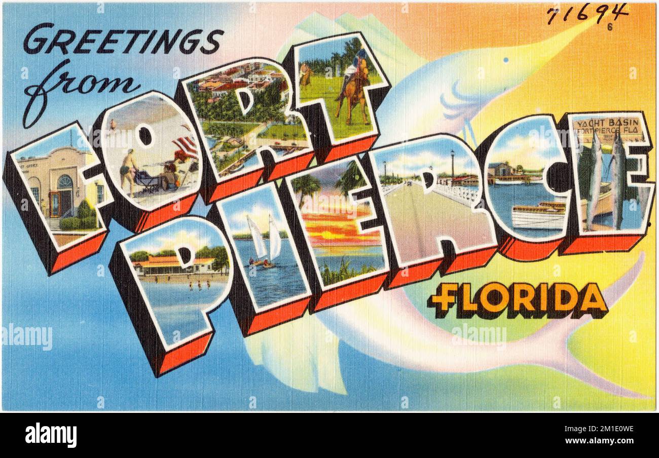 Greetings from Fort Pierce, Florida , Tichnor Brothers Collection ...