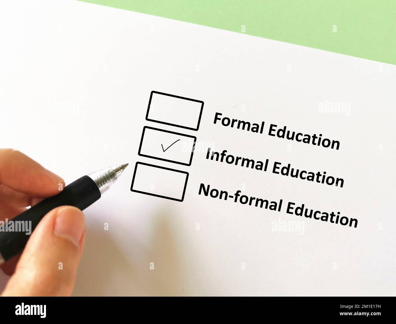 One person is answering question about human resources. He chooses ...