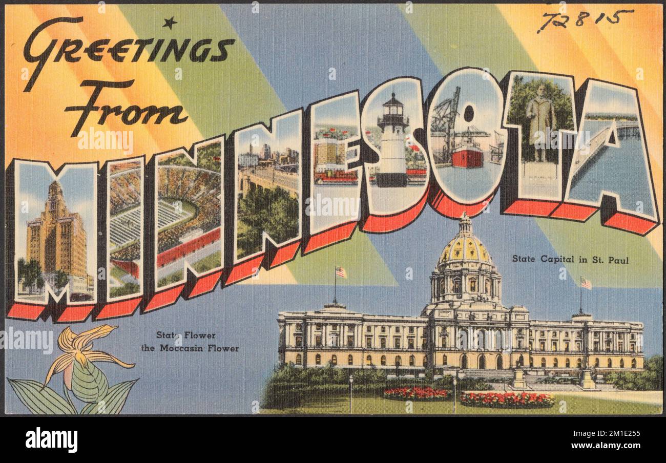Greetings from Minnesota , Capitols, Tichnor Brothers Collection ...