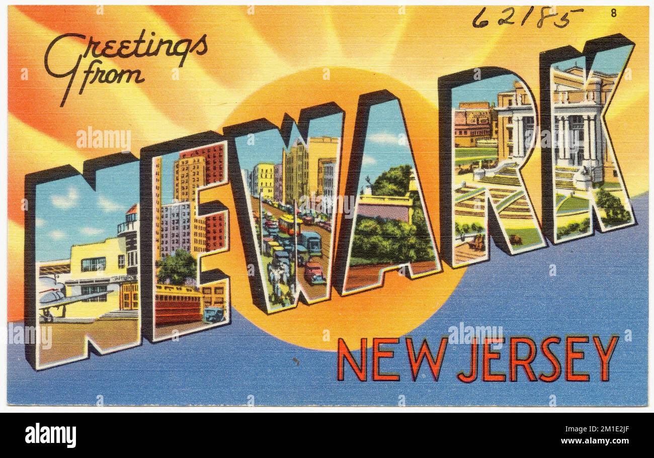 Greetings from Newark, New Jersey , Tichnor Brothers Collection ...